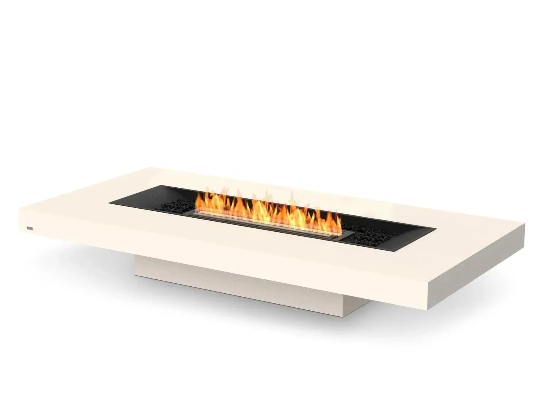 Ecosmart Gin 90 (altezza bassa) tavolo con braciere a bioetanolo — Efesto Home