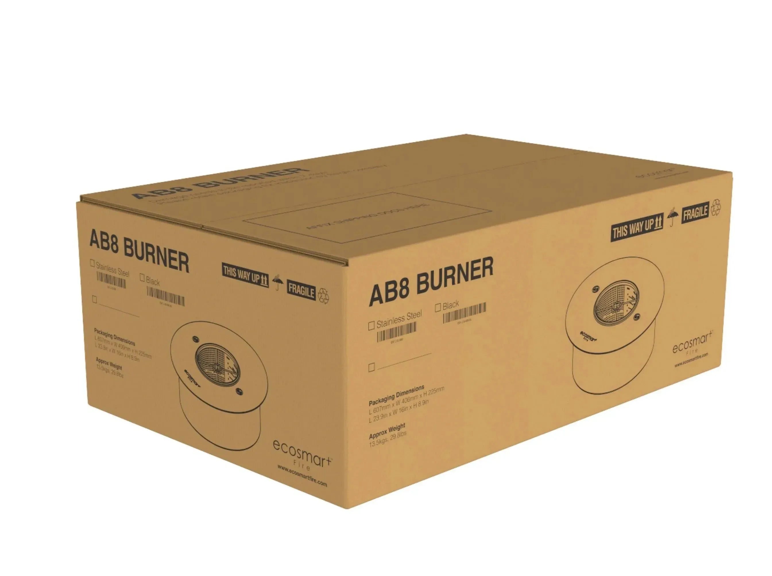 Ecosmart AB8 - bruciatore a etanolo rotondo — Efesto Home